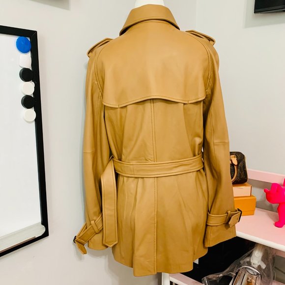 Coach | Jackets & Coats | Coach Dylan Soft Leather Trench Coat | Poshmark